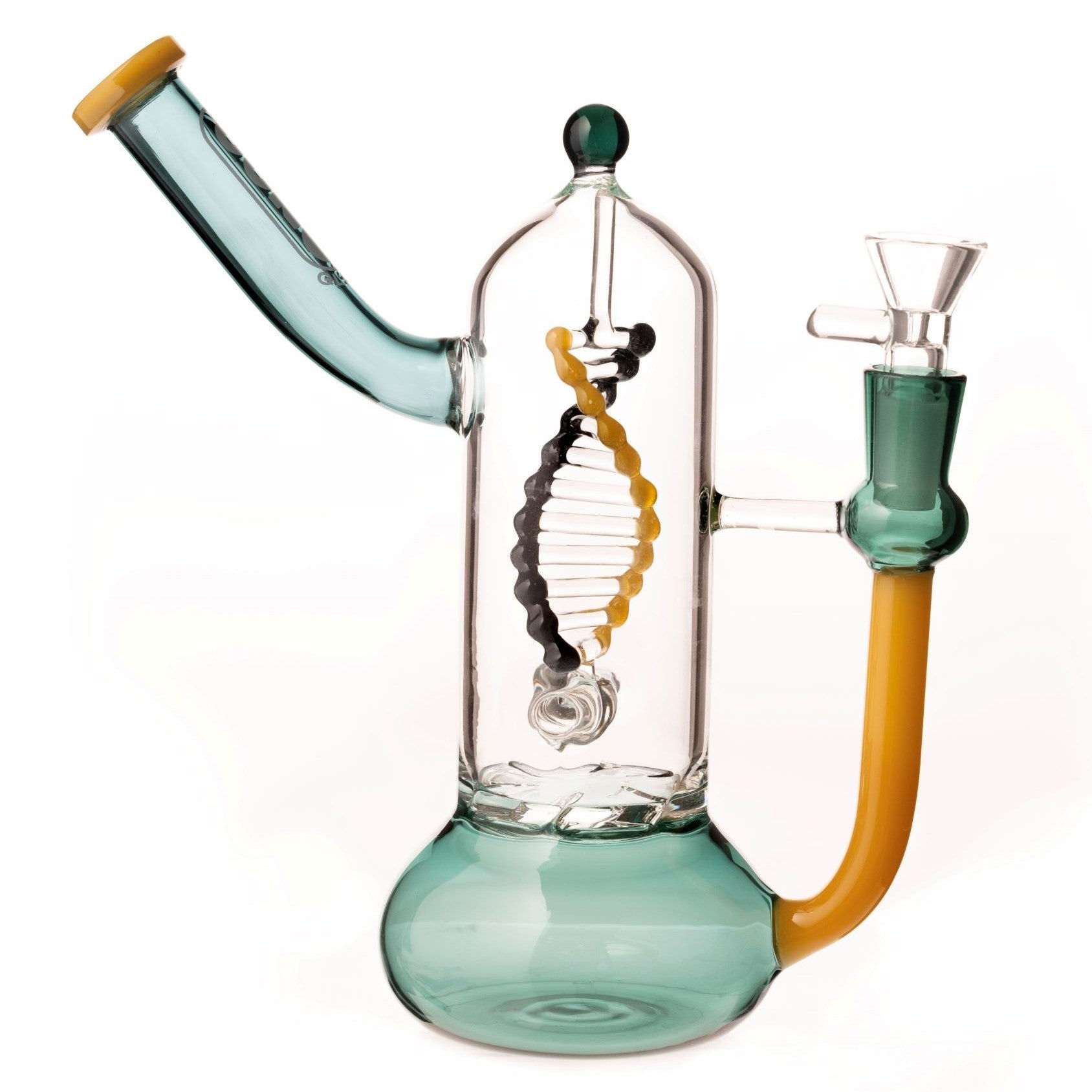 Daze Glass Spinning DNA Bubbler | CaliConnected