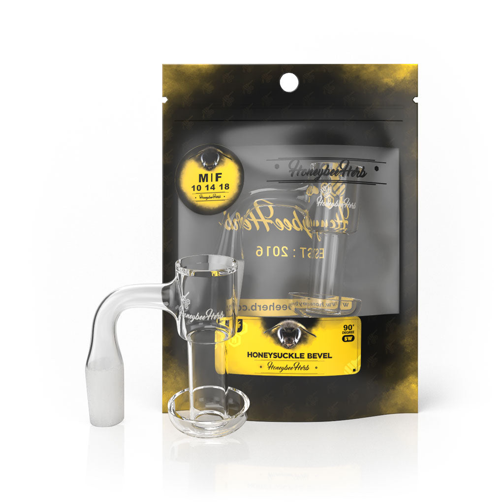 Black Line Honeysuckle Bevel Quartz Banger - All Joint Options ...