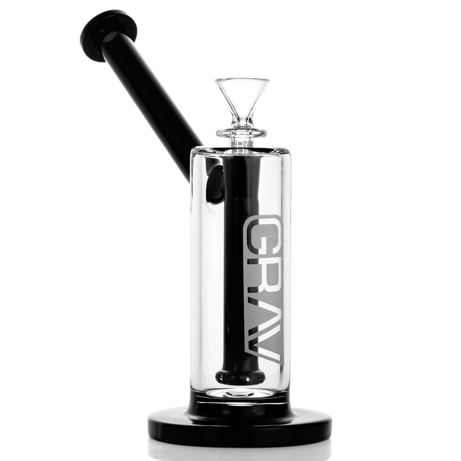 Grav® Large Upright Bubbler | 9” Tall Glass Water Pipe