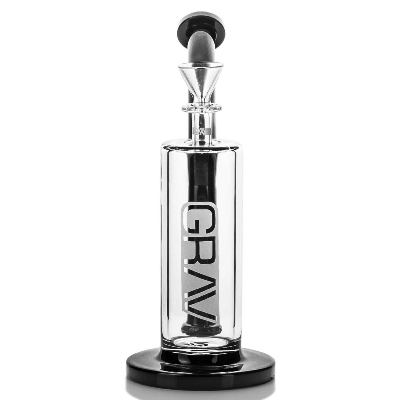 Grav® Large Upright Bubbler | 9” Tall Glass Water Pipe