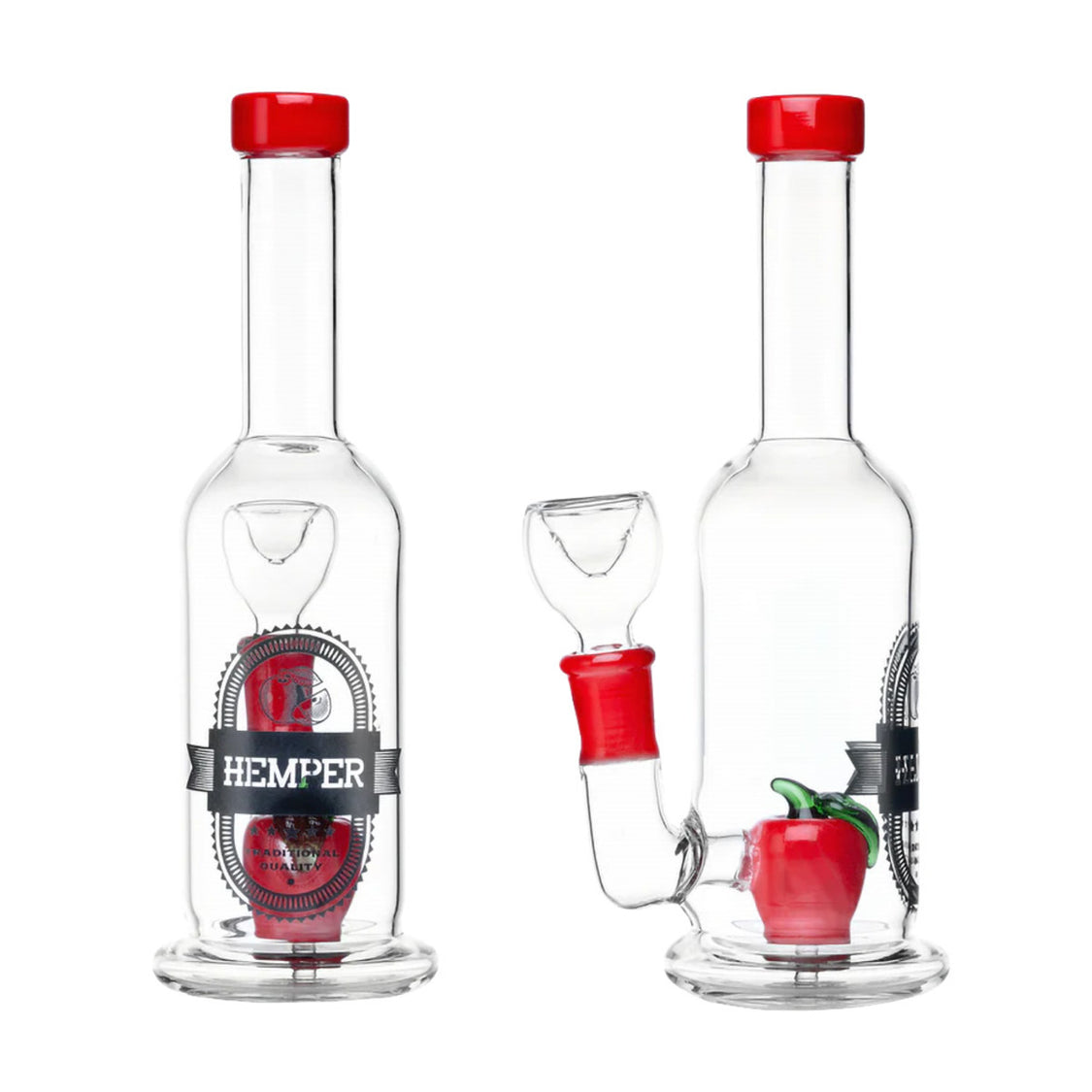 Hemper 7” Apple Cider Bottle Mini Bong 🍎 – CaliConnected