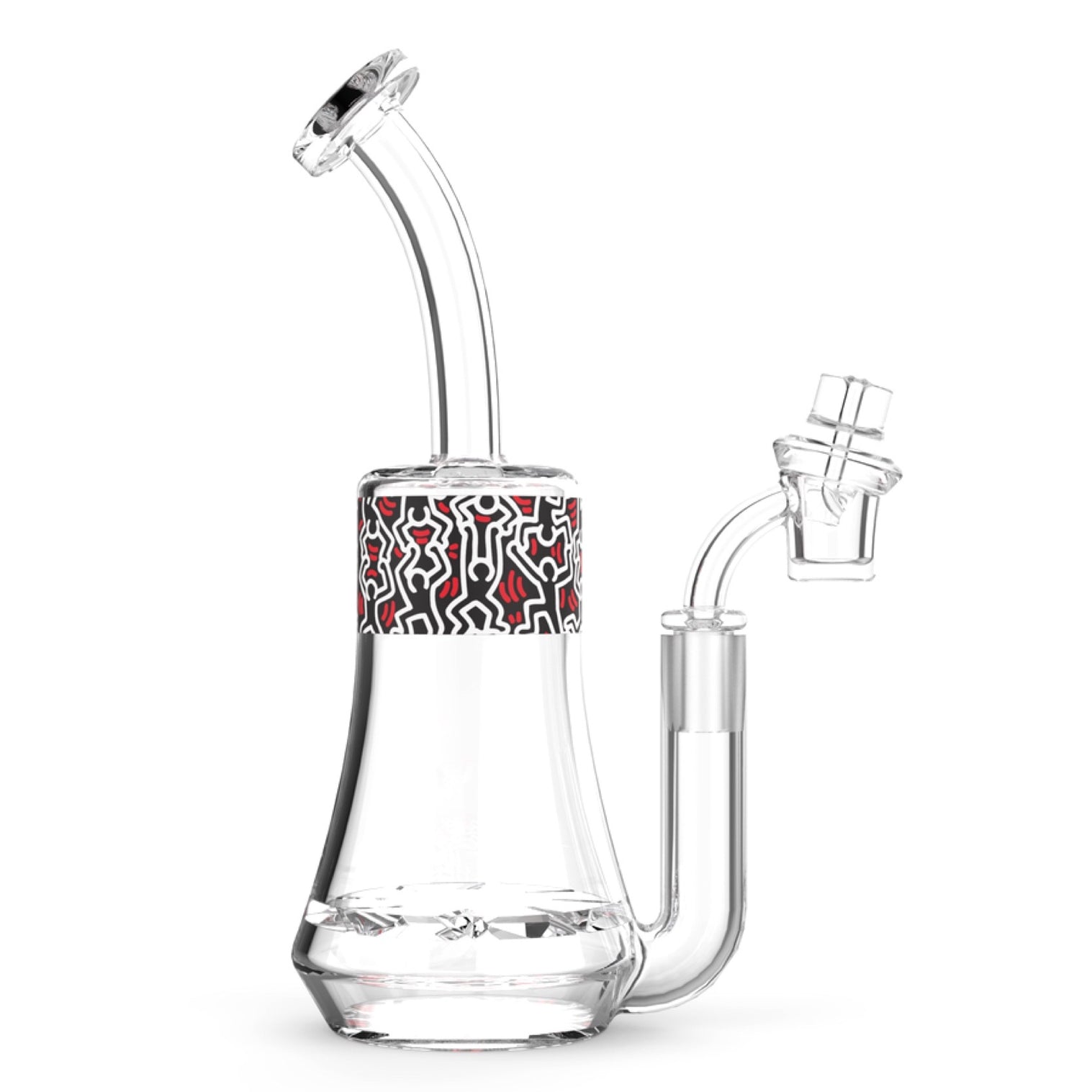 K. Haring 9.5” Glass Dab Rig – CaliConnected
