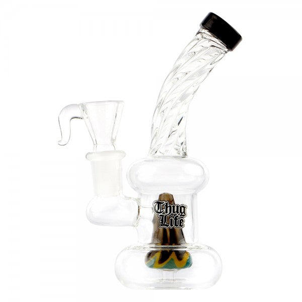 Thug Life 6 Rasta Perc Mini Bong | CaliConnected