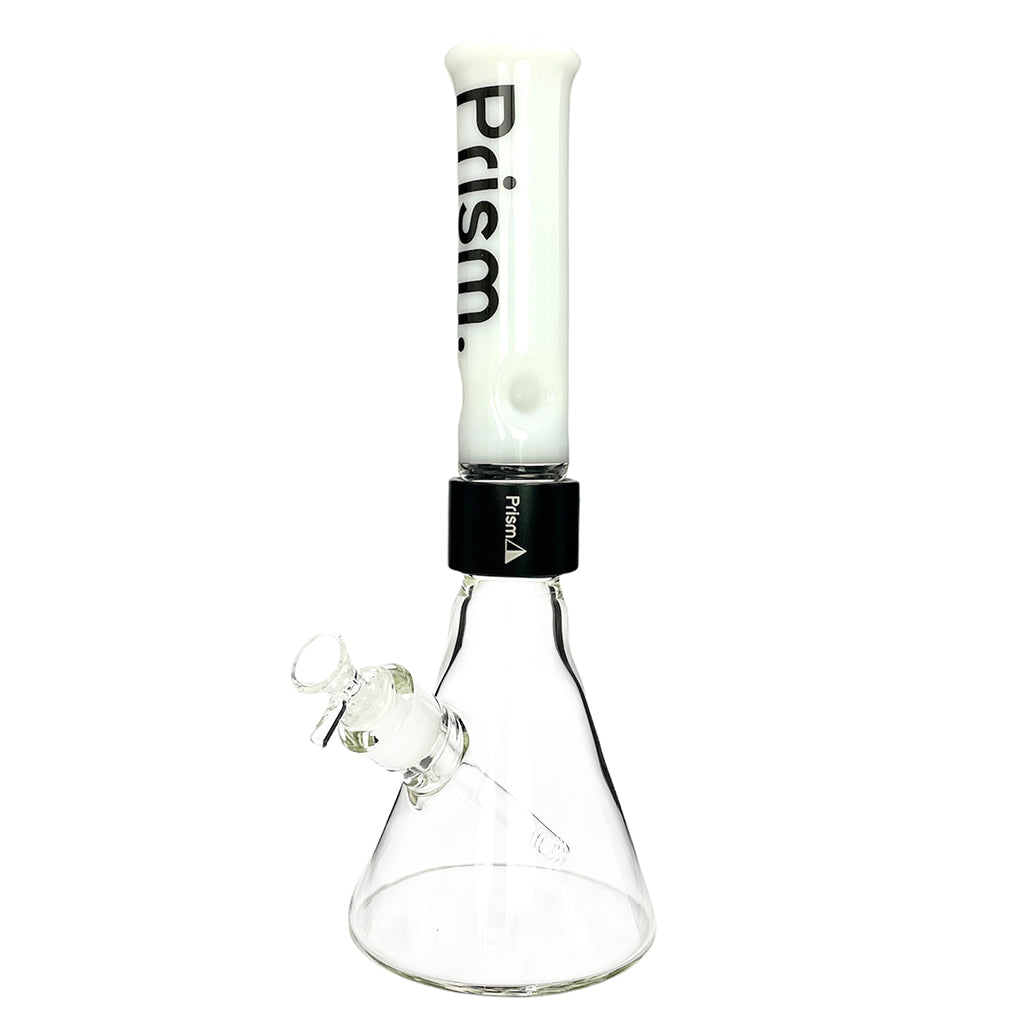 Prism Pipes 14” Halo White Prism Beaker Bong