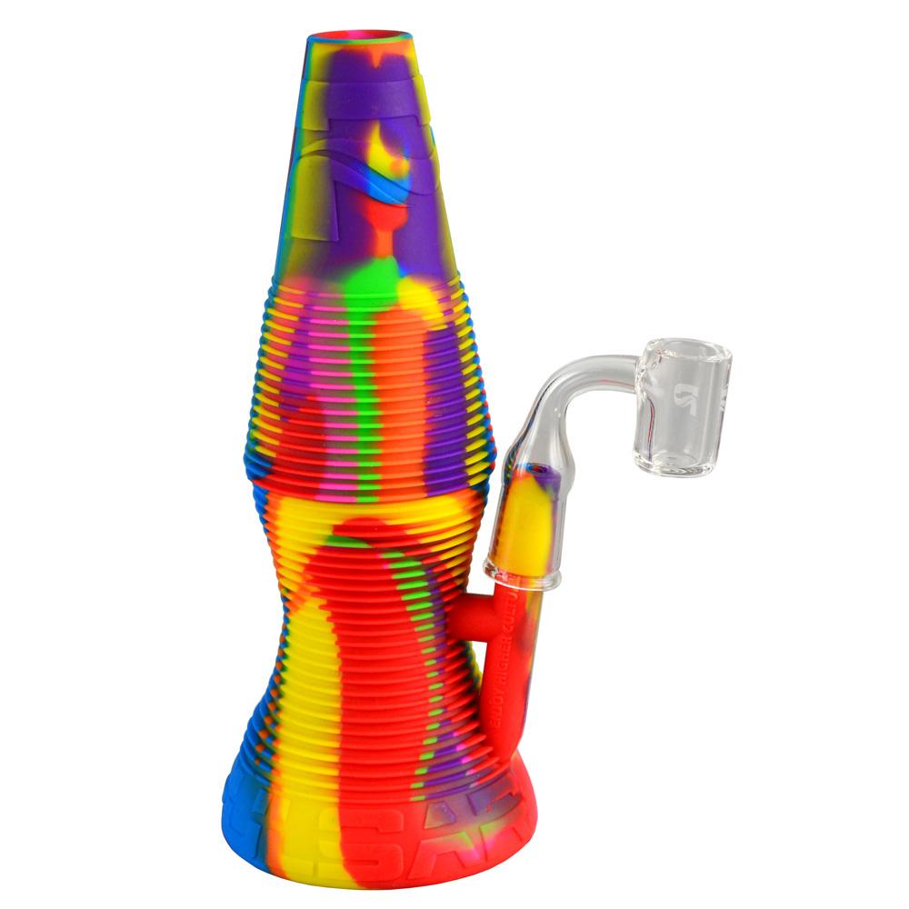 Pulsar 8” Lava Flow Silicone Dab Rig
