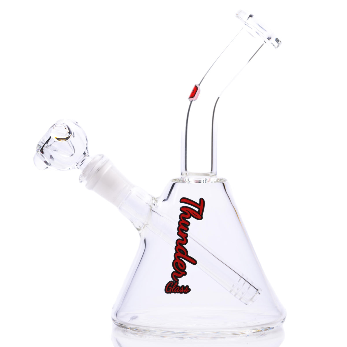 Thunder Glass 9” Pyramid Bubbler – CaliConnected