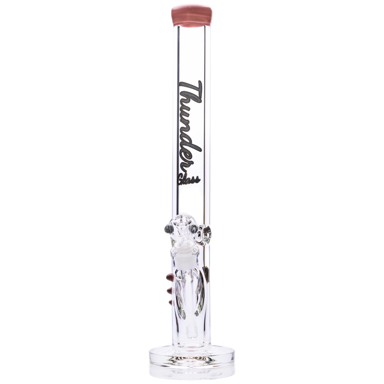 Thunder Glass 9mm Thick Straight Tube Bong