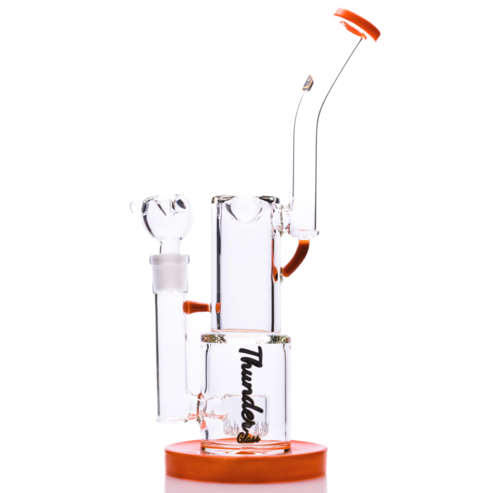 Stunning Thunder Glass Stacked Chamber Bong
