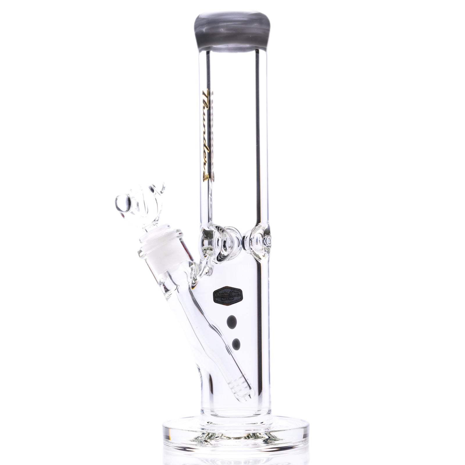 Thunder Glass 9mm Thick Straight Tube Bong