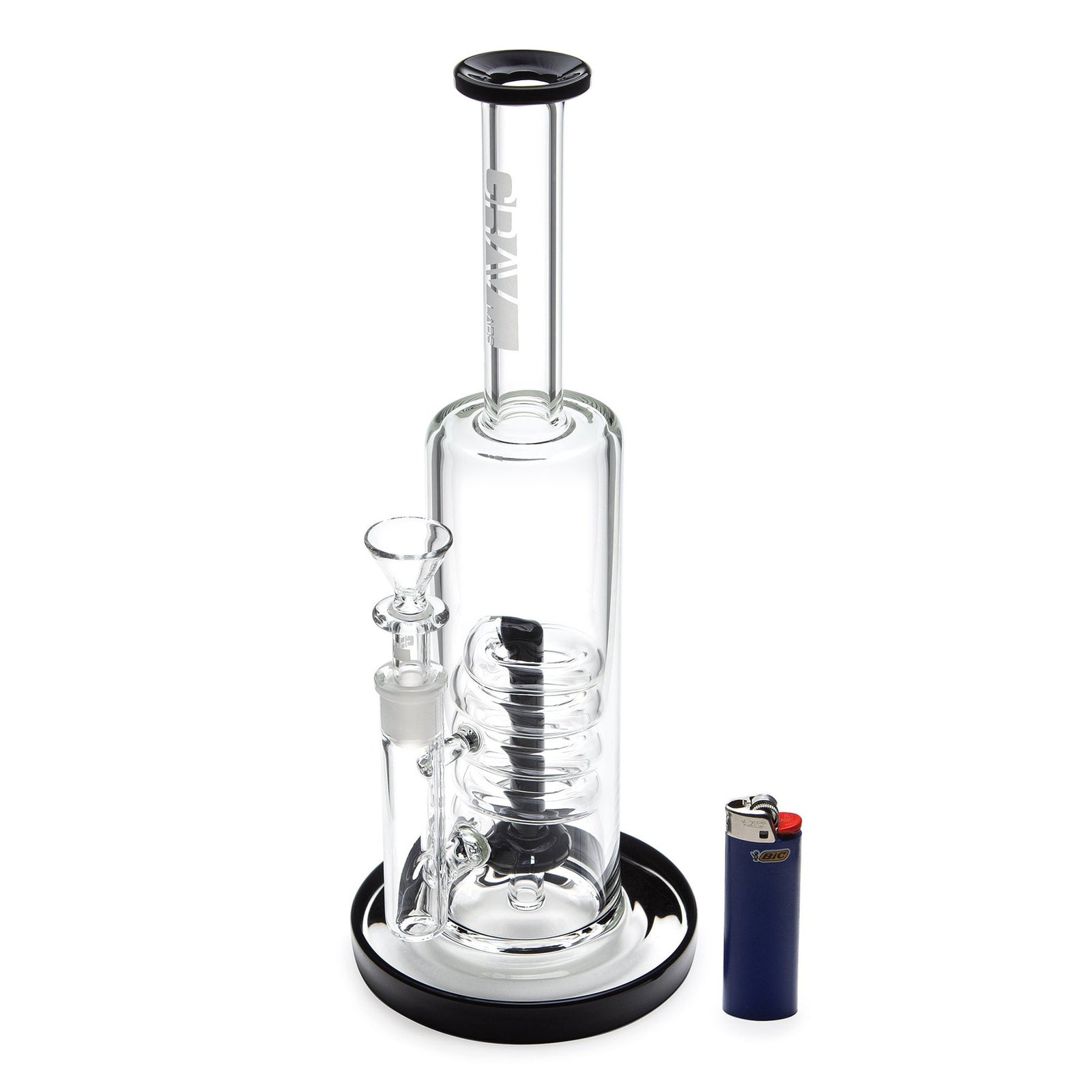 Grav® 13" Coil Showerhead Perc Bong